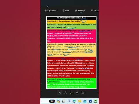 Mainframe DB2 Interview Questions And Answers - YouTube