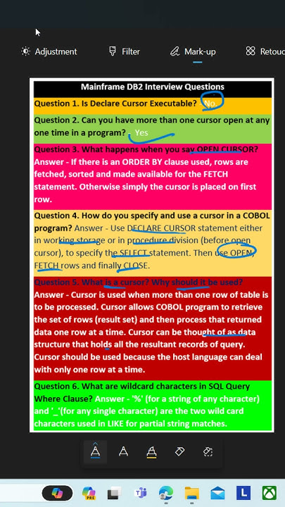 Mainframe DB2 Interview Questions And Answers - YouTube