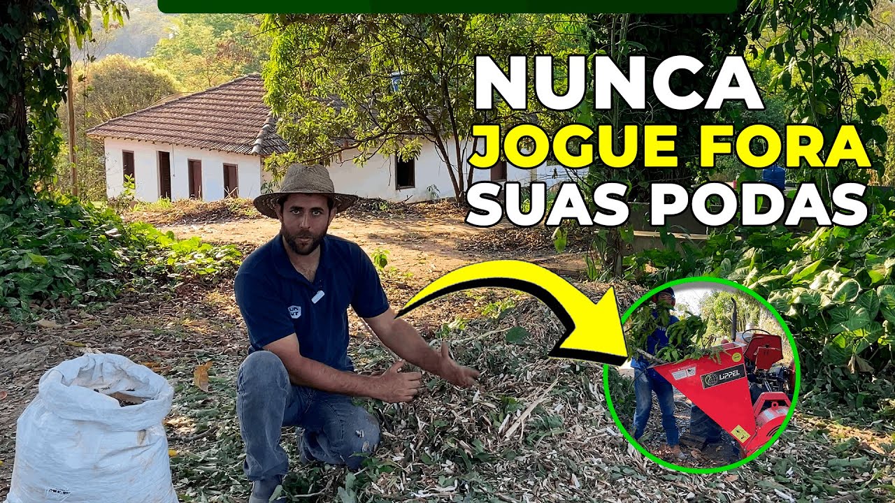 Como usar poda triturada da forma correta. - YouTube