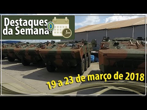 Destaques da semana - 19 a 23 de março de 2018