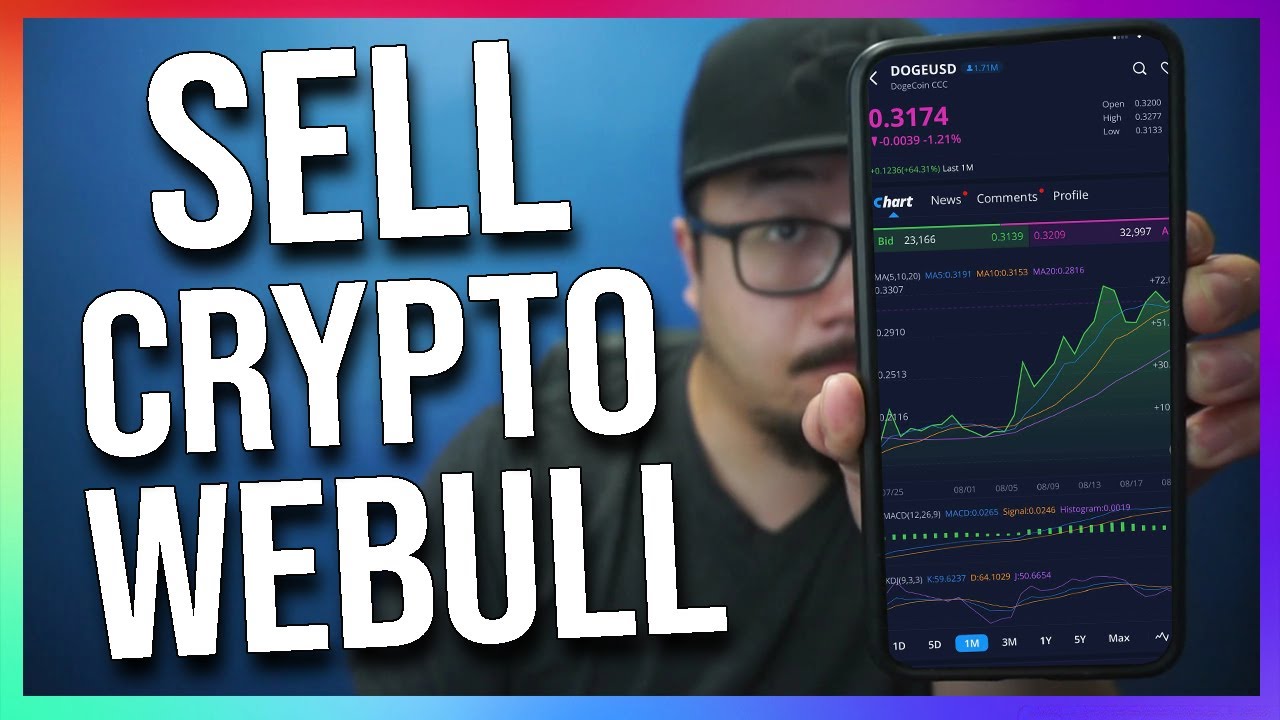 How to SELL Crypto on WeBull App (Cryptocurrency Tutorial) - YouTube
