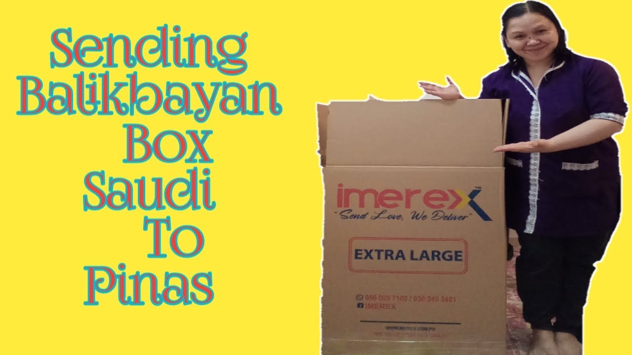 Sending Balikbayan Box To Philippines With Love.#balikbayanbox #package ...