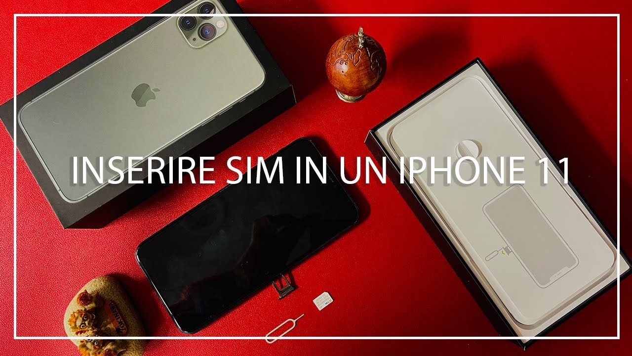 Come inserire la SIM in un iPhone 11 e 11 Pro - YouTube