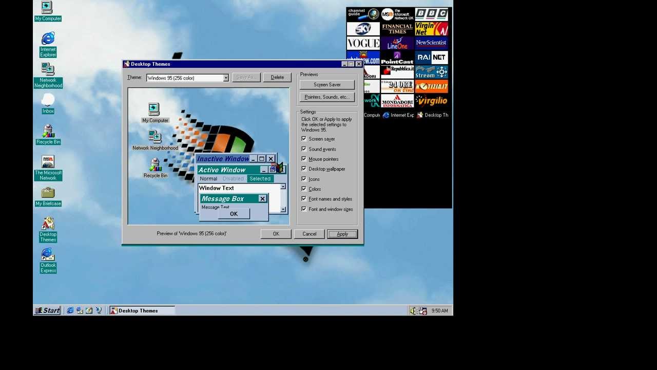 Windows 95 Plus Microsoft Plus! IE 4.0 - YouTube