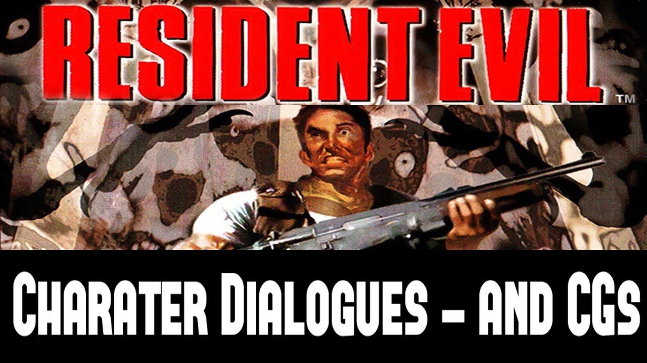 Resident Evil 1996 - Classic PS1 Dialogues & Rare CGI Scenes Chris ...