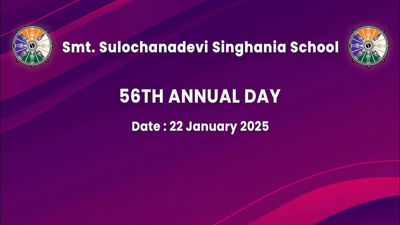 Smt Sulochanadevi Singhania School 56th Annual Day. - YouTube