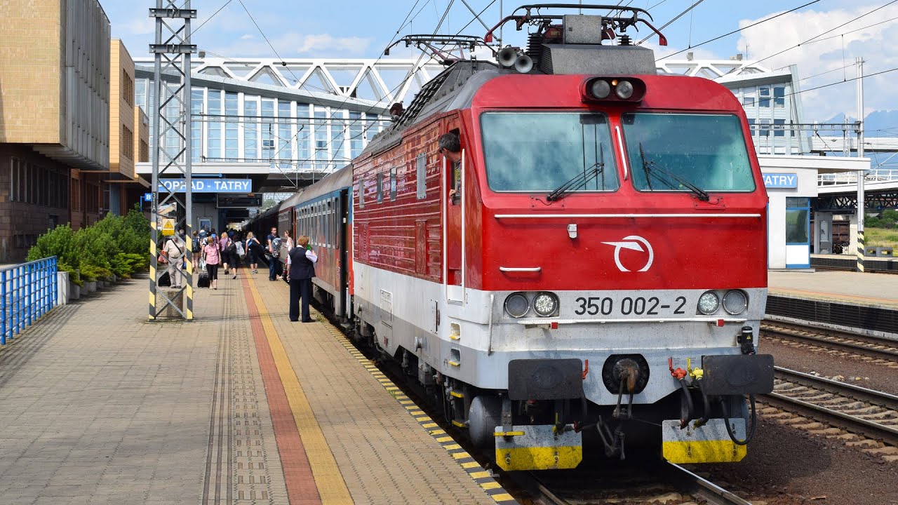 Vlaky Poprad-Tatry (SK) - 31.7.2017 / Trains in Poprad-Tatry, Slovakia ...