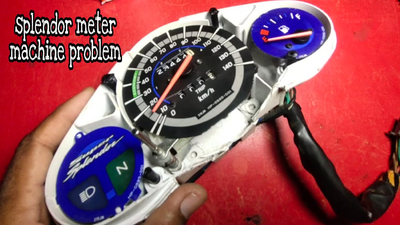 splendor meter machine problem//Bike speed meter repair - YouTube