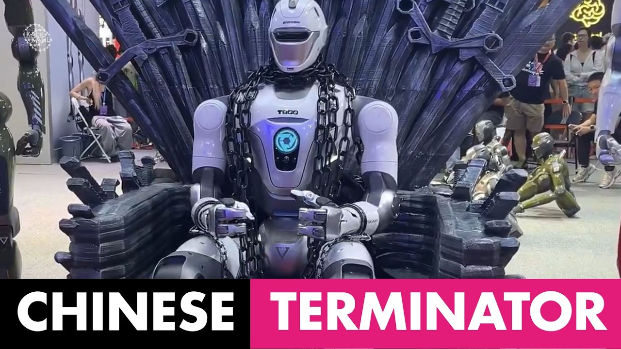 Skynet is here! China's Engine AI Terminator T800 Humanoid Robot STUNS in Beijing (Best of WRC ...