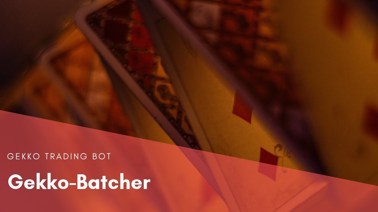 Gekko Trading Bot - Gekko Batcher - YouTube