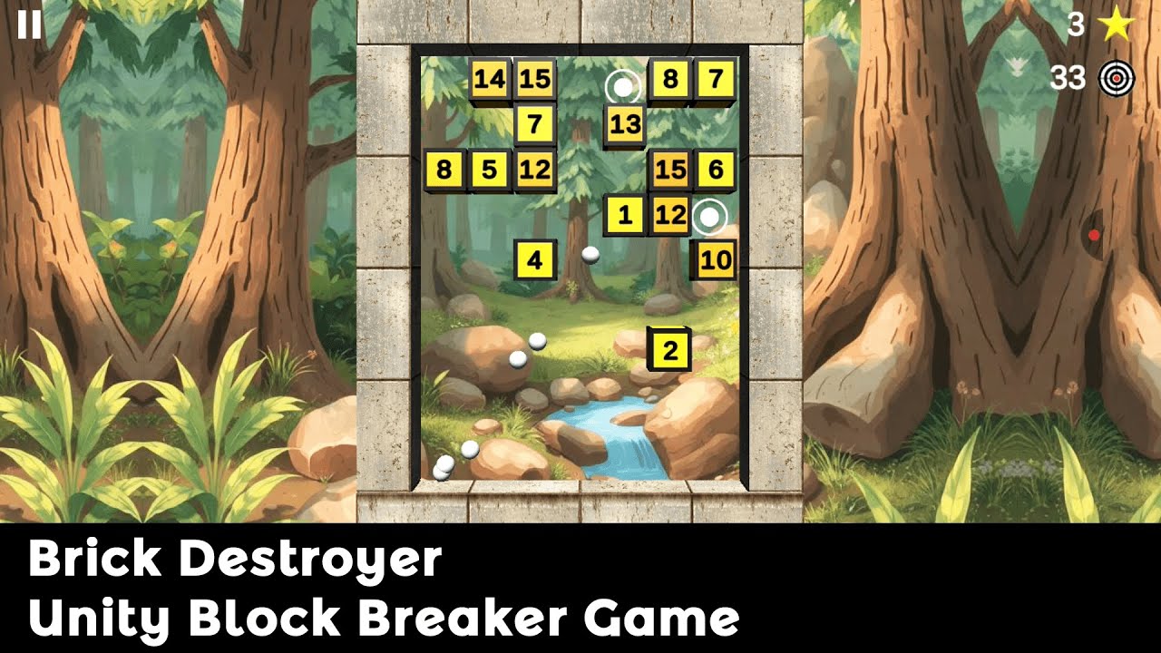 Brick Destroyer - Digit Smash- Unity Game Template | Unity Block Breaker Game | Unity Game - YouTube