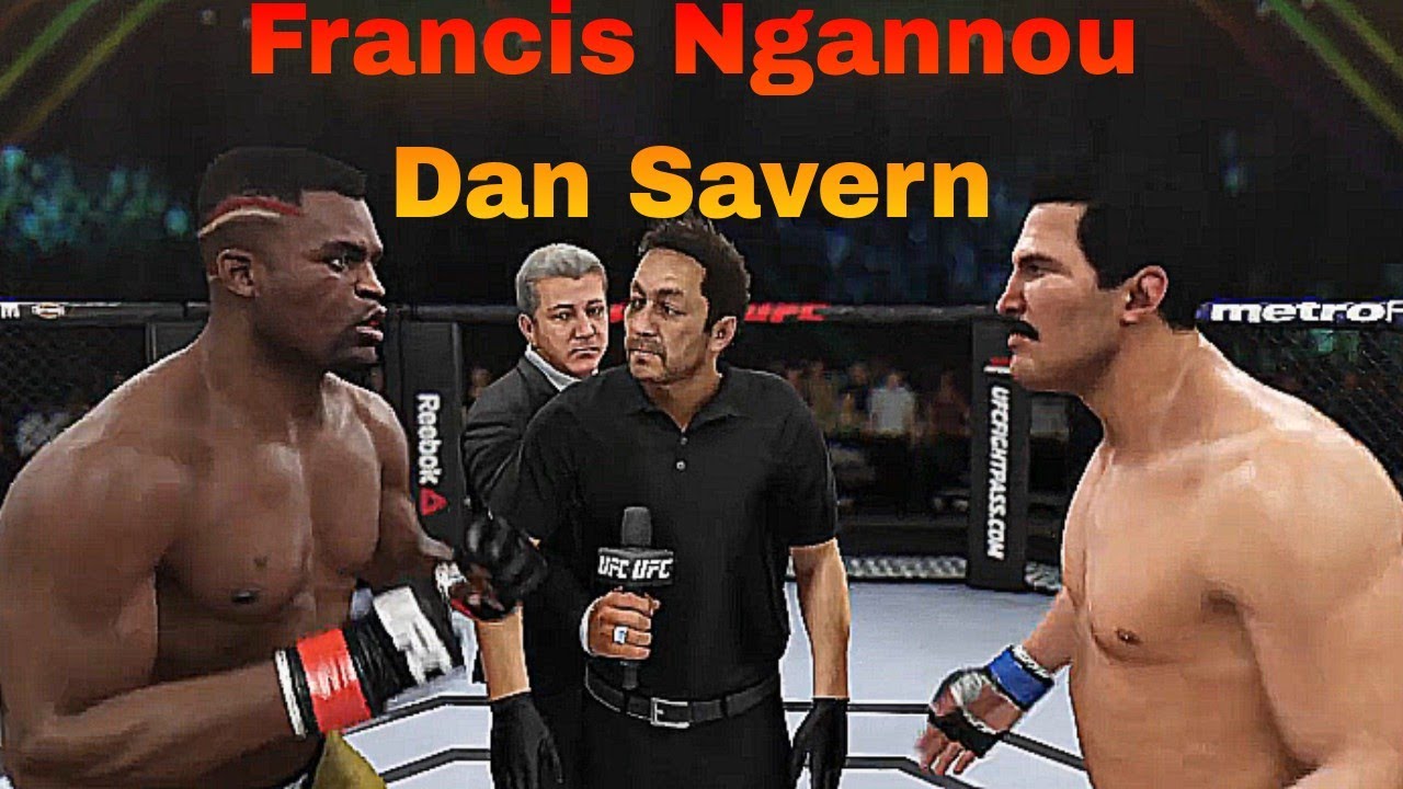 UFC Francis Ngannou Vs Dan Savern - Outrageous UFC (MMA) Heavyweight ...