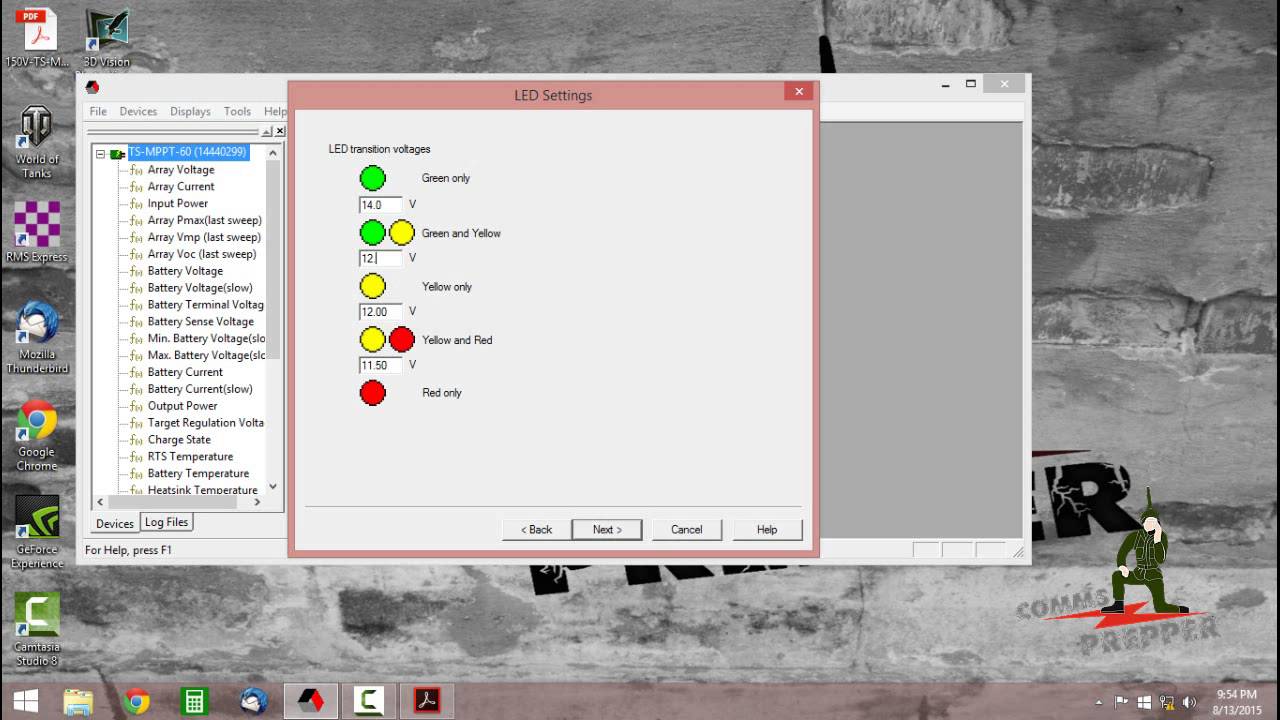 TS-MPPT-60 Morningstar Charge Controller - Custom Programming - YouTube