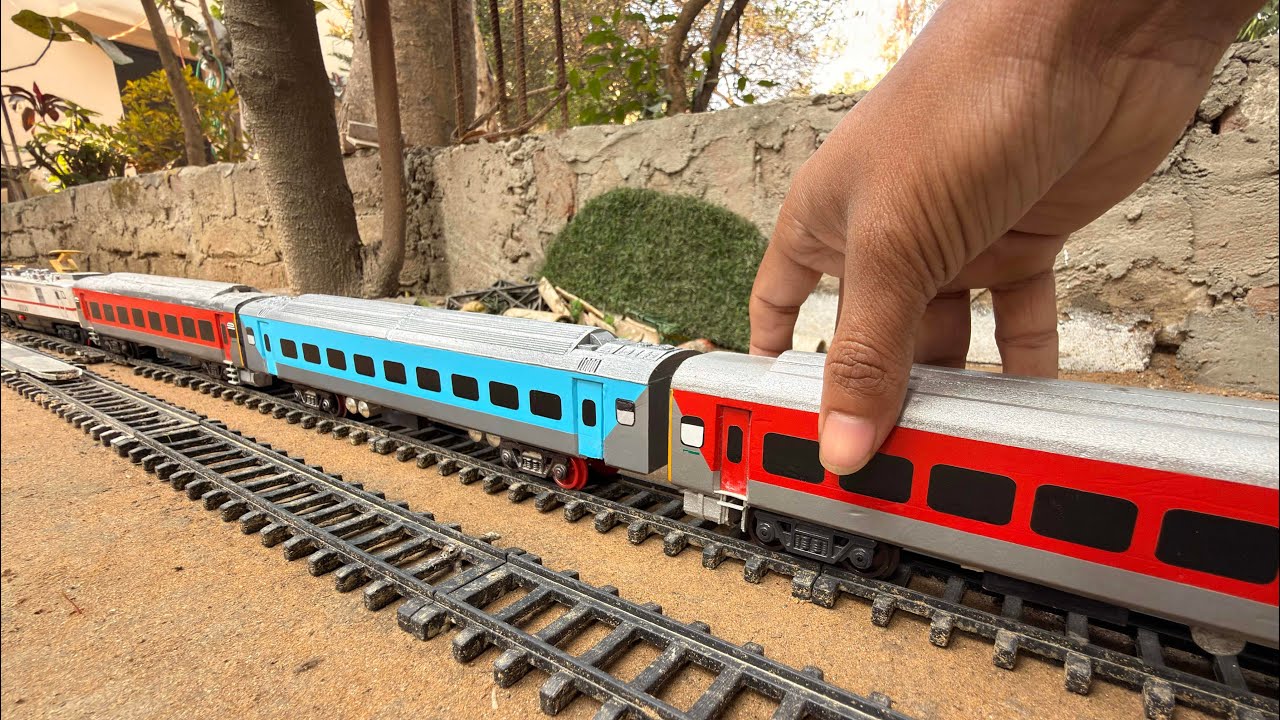 Making Indian Model Toy Train 🚆 | Most Realistic Train Setup | DIY Model Railway - YouTube