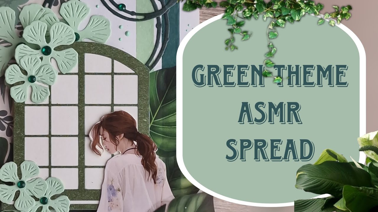 Green Theme ASMR Spread 💚 - YouTube