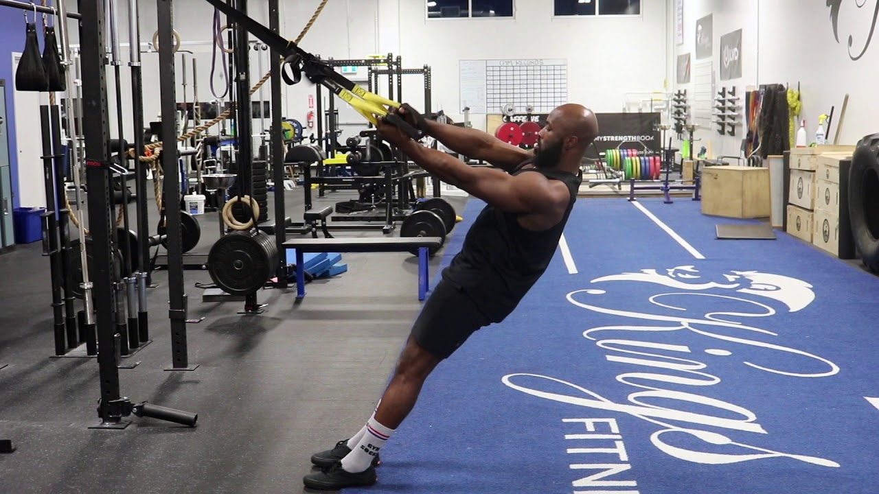 Exercise video: TRX alligator pull - YouTube