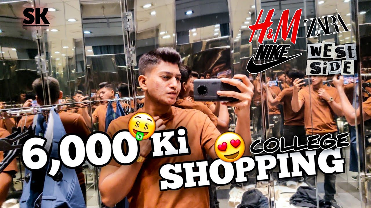 I SPENT Rs 6000 FOR SHOPPING AT H&M, NIKE, WESTSIDE🔥 | BRANDED DOPE ...