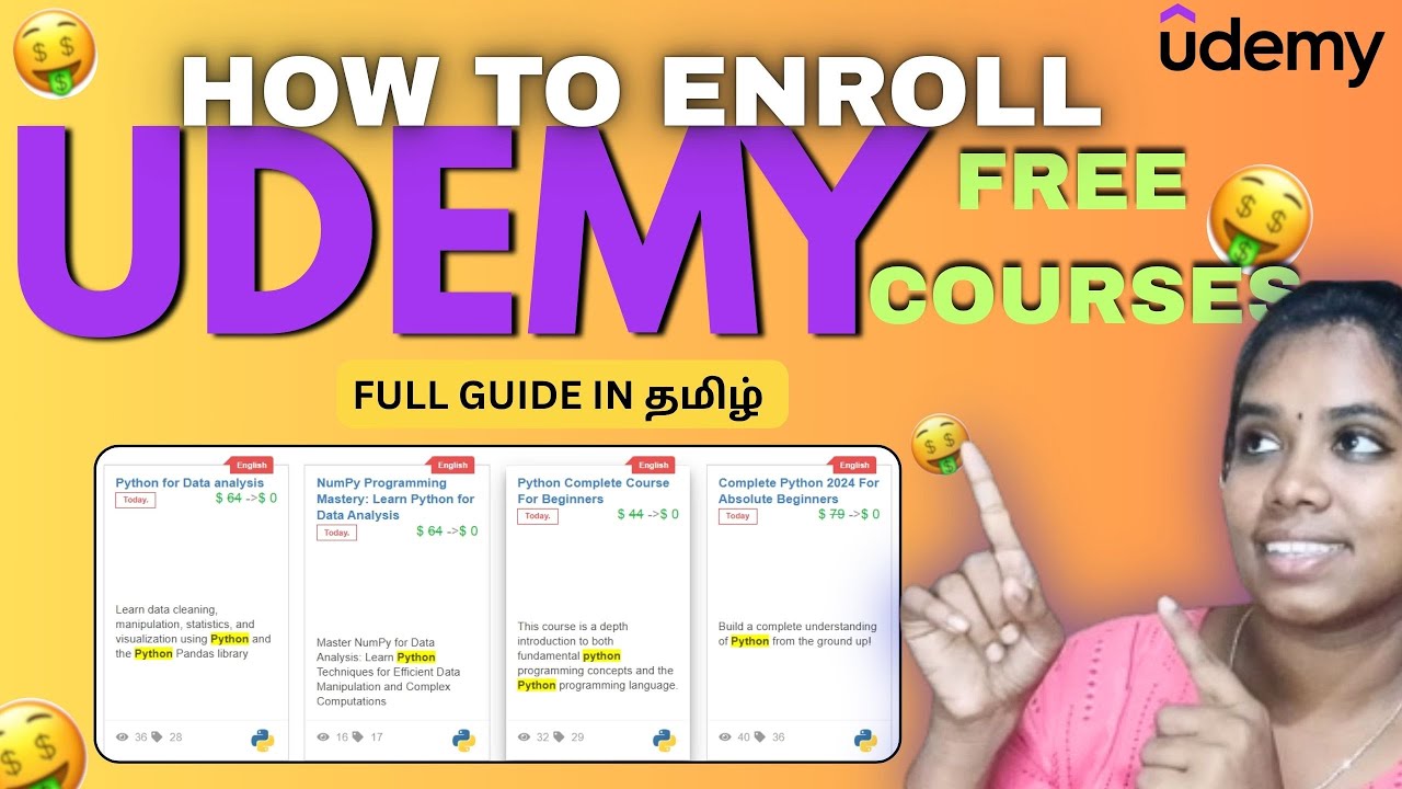 💯 Udemy Free Course Enroll | DiscUdemy Use Panni 100% FREE | UngalVino ...