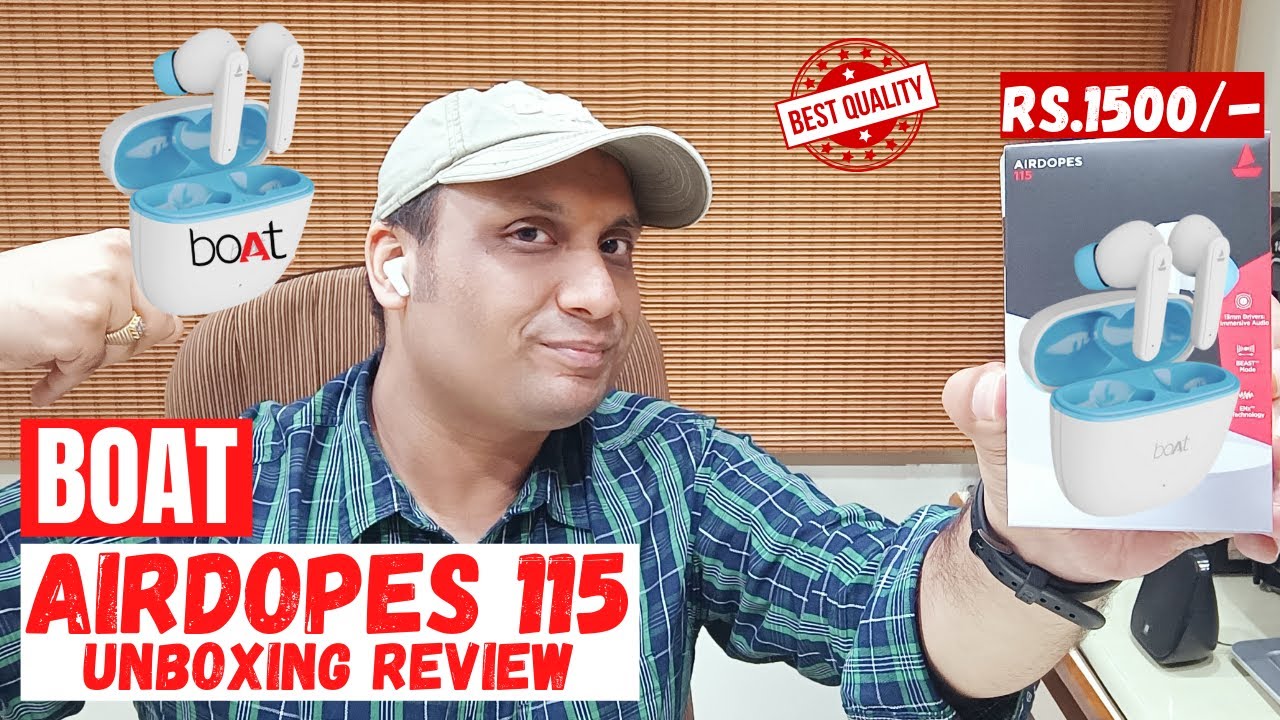 Boat airdopes 115 ⚡️True Wireless Earbuds with Airpods⚡️Game Beast Mode ...