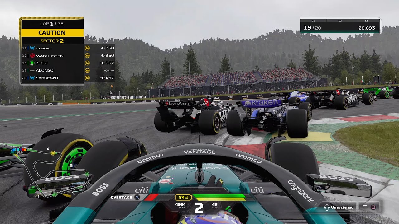 F1 24 | Round 11 | Red Bull Ring | Aston Martin AMR24 | Alonso - YouTube