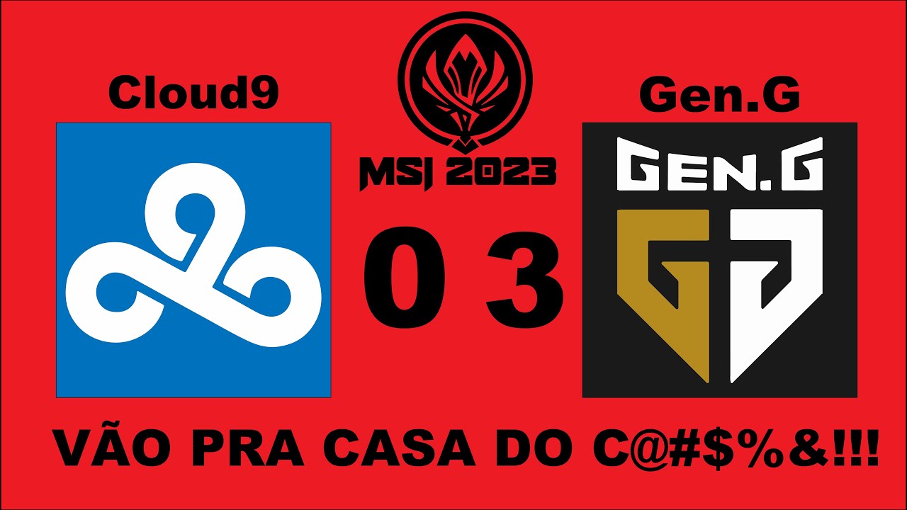 GOSTARAM DO CASSETE? - Cloud9 0x3 Gen.G (MSI 2023) - YouTube