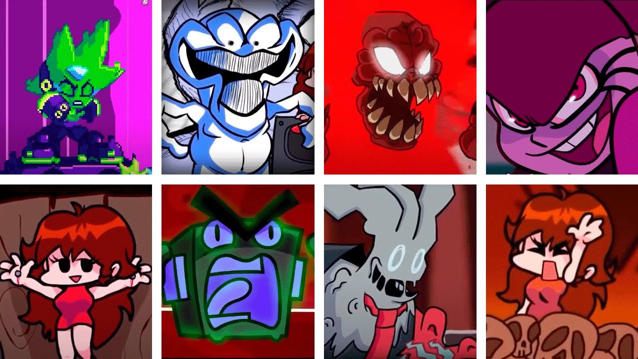 Transformation of FNF bosses #1 - Friday Night Funkin Animation - YouTube