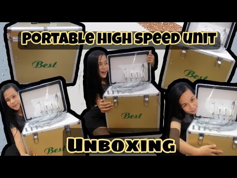 Portable Dental Unit | Unboxing | Best Brand | High Speed - YouTube