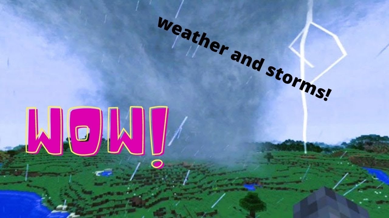 Minecraft weather and storms mod review! - YouTube