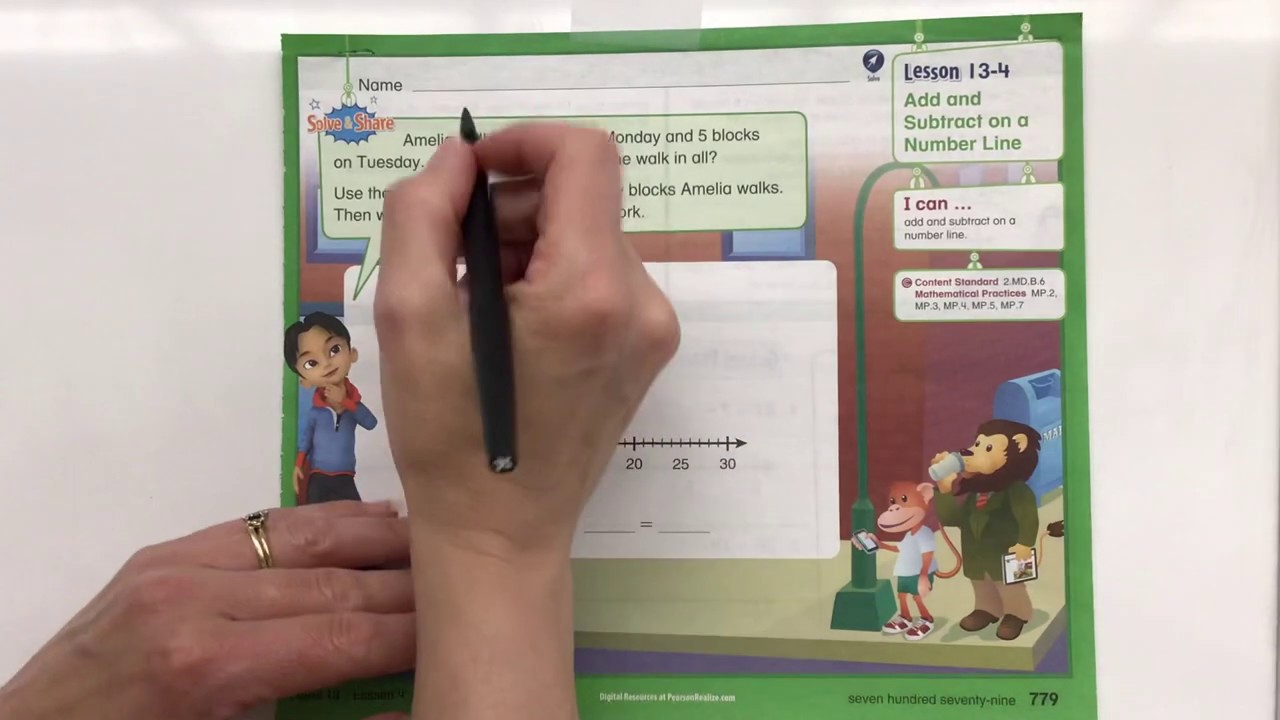 2nd grade math lesson 13-4 - YouTube