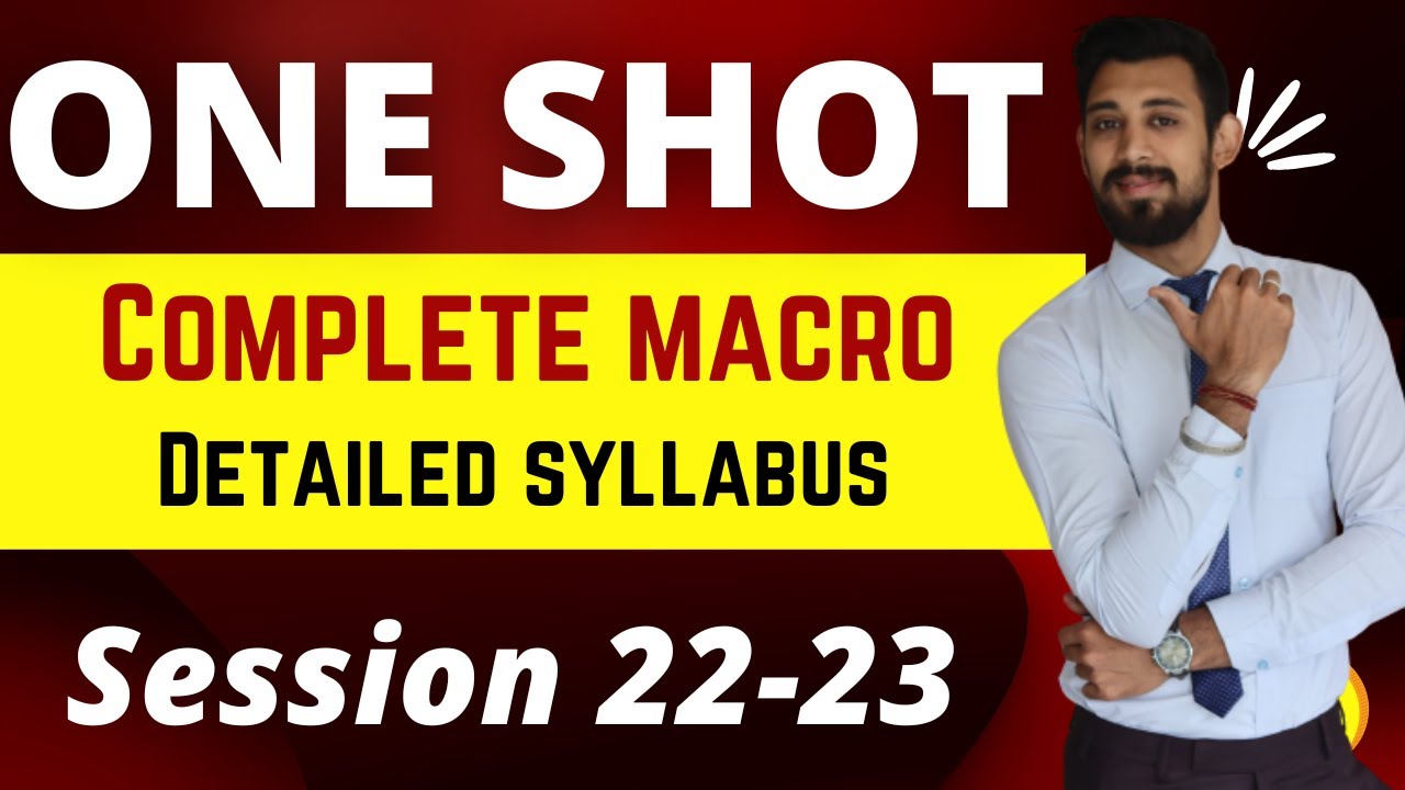 Complete One shot Macro eco | Full detailed Syllabus | Must watch - YouTube