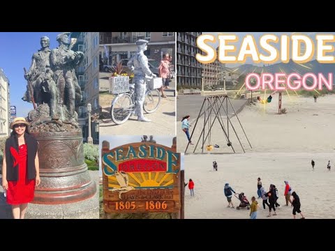 The beautiful Beach & City! Seaside Oregon. Downtown Seaside Travel ...