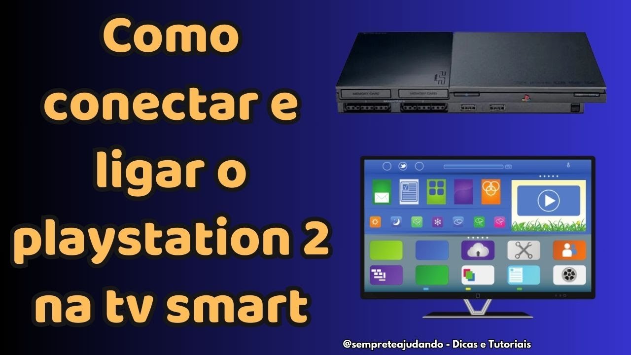 Como conectar e ligar o playstation 2 na tv smart - YouTube