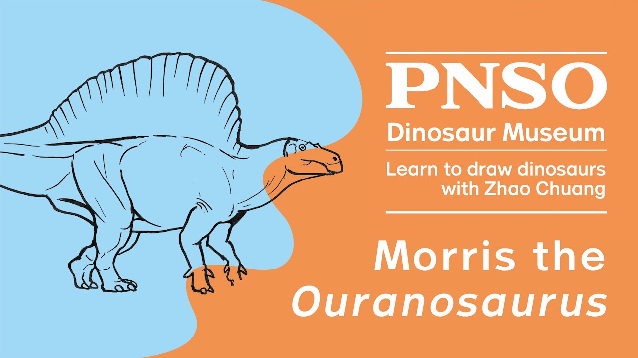 018 Morris the Ouranosaurus | Learn to Draw Dinosaurs with ZHAO Chuang ...
