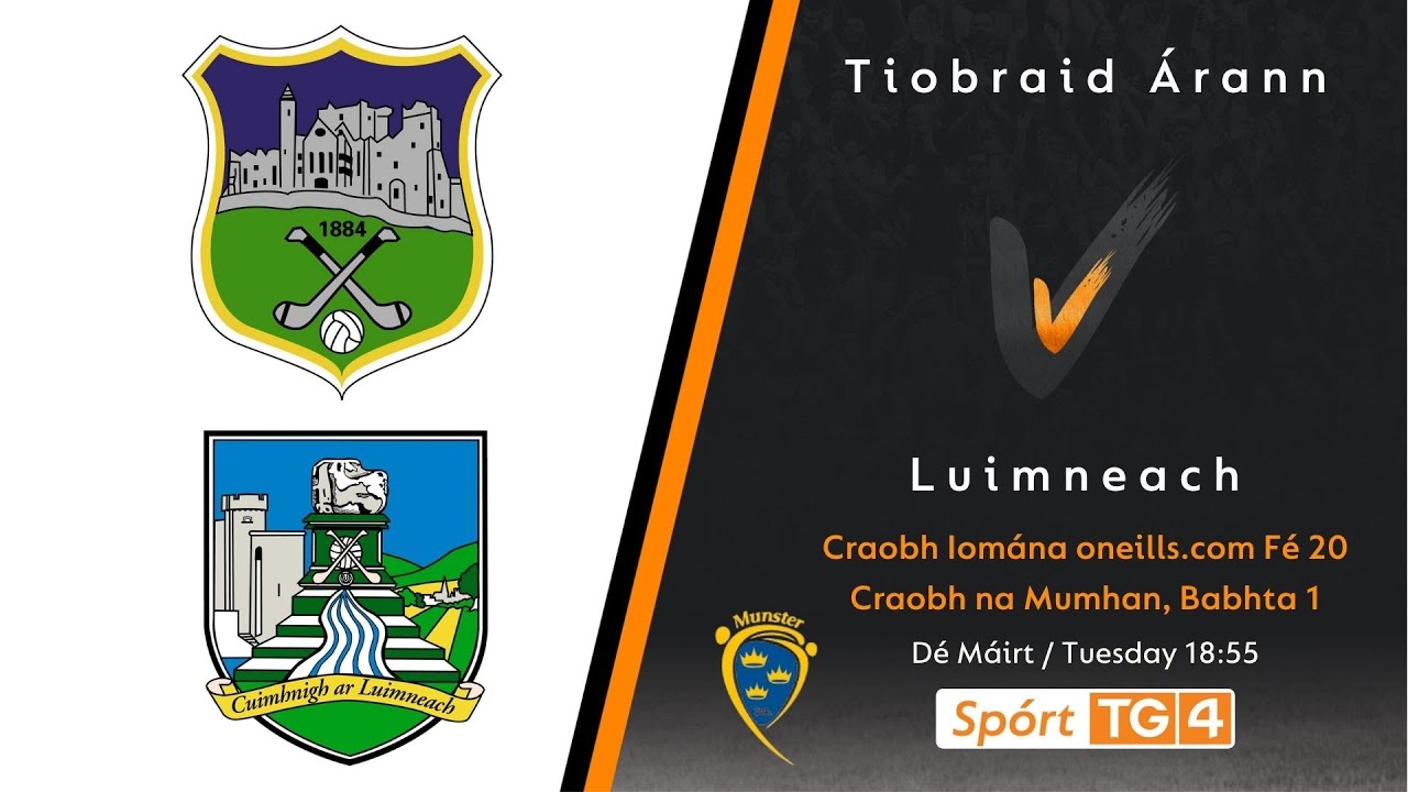 GAA Beo | Tiobraid Árann v Luimneach - YouTube