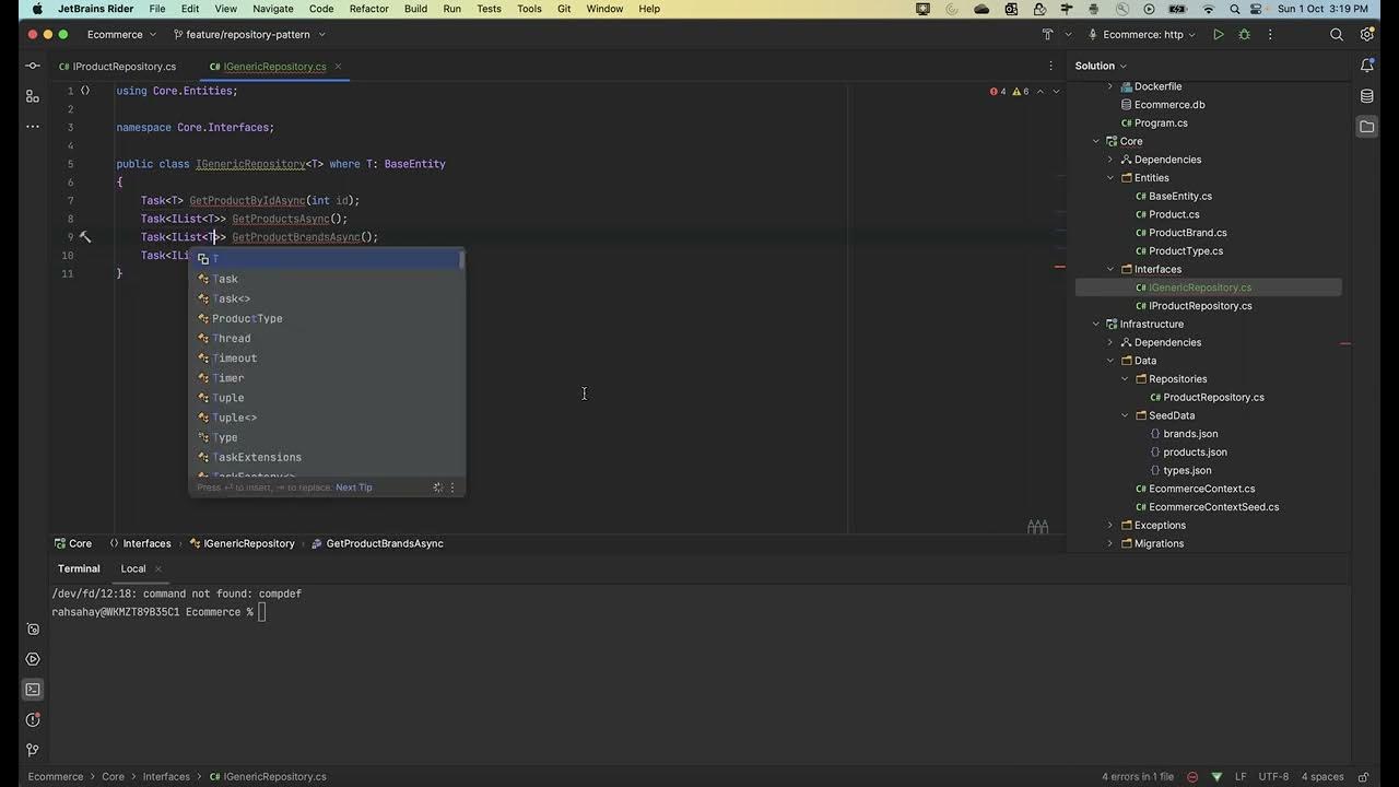 2. Creating Generic Repository Pattern Using ChatGPT - Creating Structure - YouTube