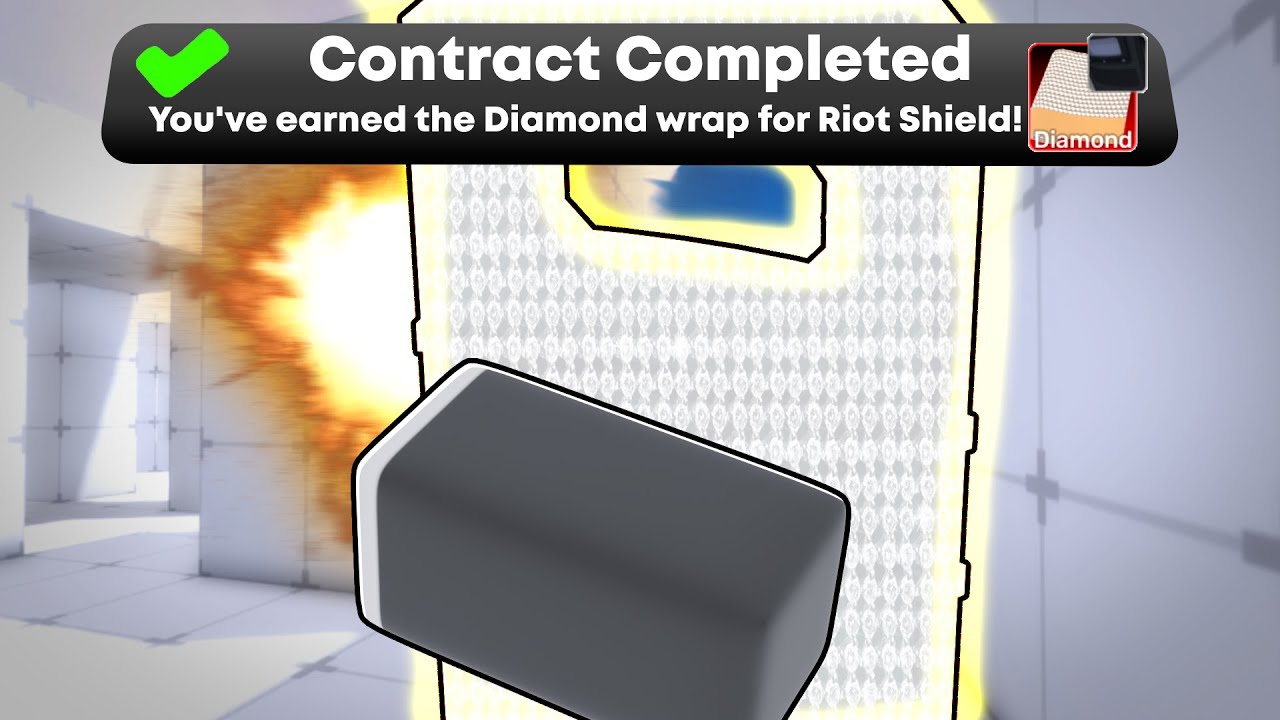 I Got Diamond On The NEW Riot Shield In Rivals!!! - YouTube