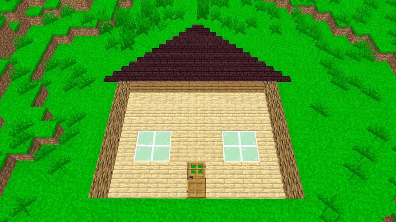 Encontramos uma CASA 2D no Minecraft - YouTube