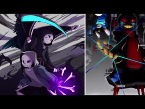 Reaper Sans Vs Error Sans Stronger Than You - YouTube