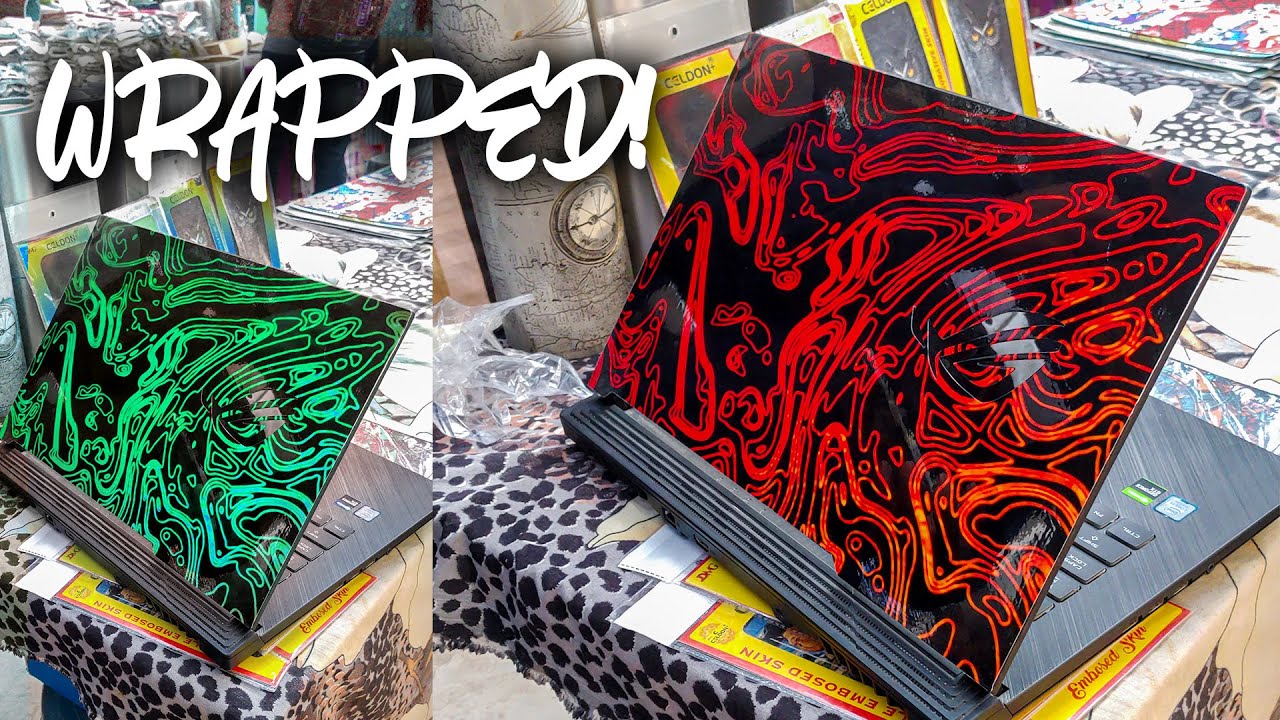 ROG Laptop Skin Wrap! - YouTube