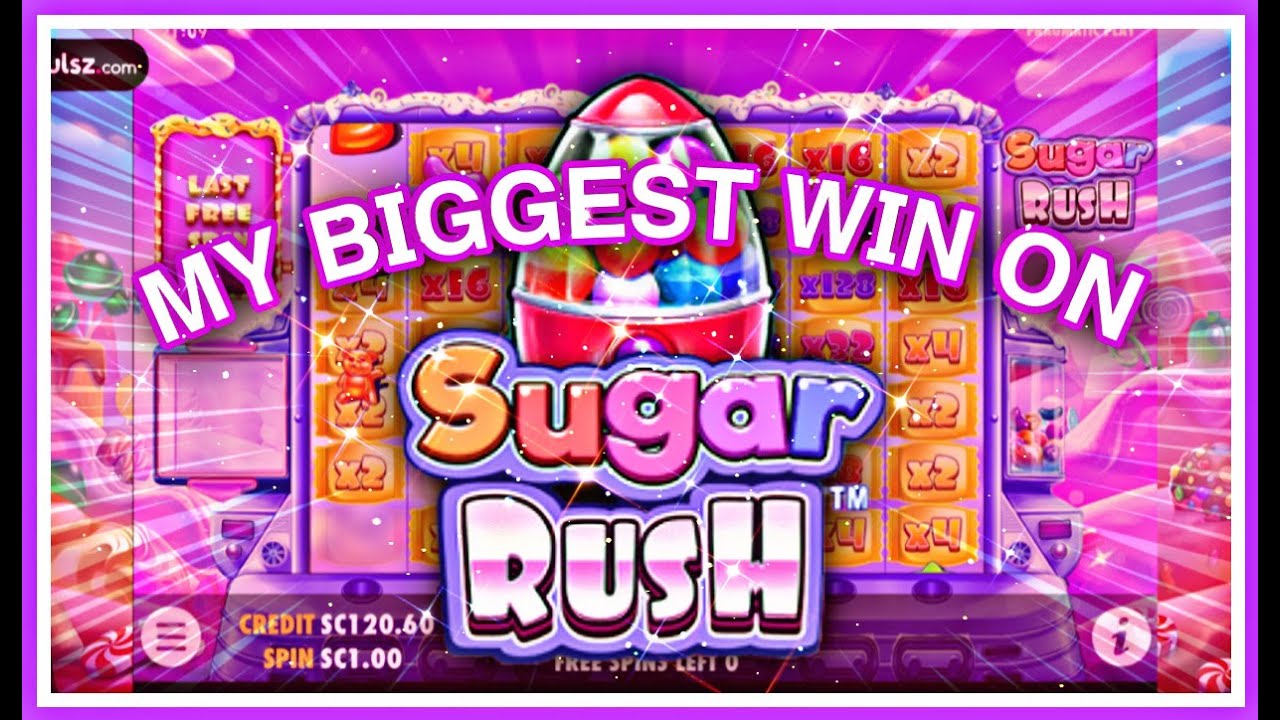 🍭🚀🤑MY (NOW SECOND) BIGGEST WIN ON SUGAR RUSH! - YouTube