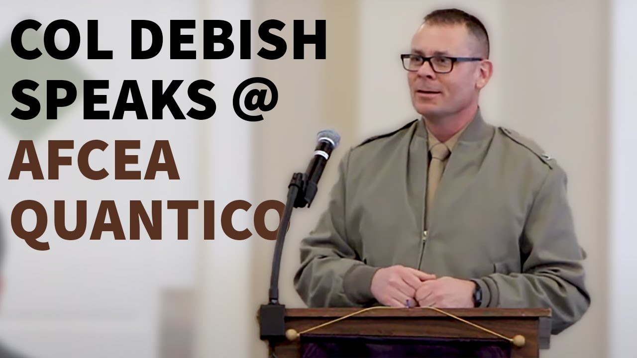 Col. Ed Debish speaks @ AFCEA Quantico Potomac January 31 2019 - YouTube