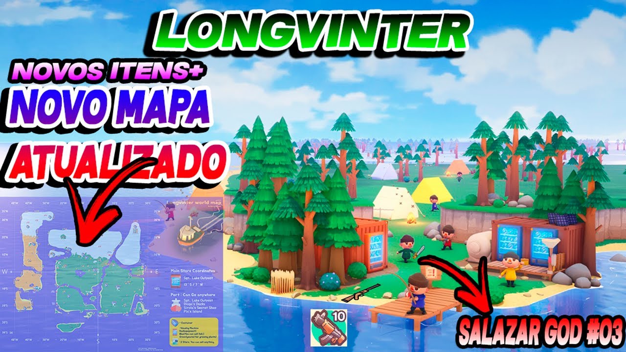 MAPA ATUALIZADO! LIVRO DE CRAFTING! E + NOVOS BUNKERS - LongVinter ...