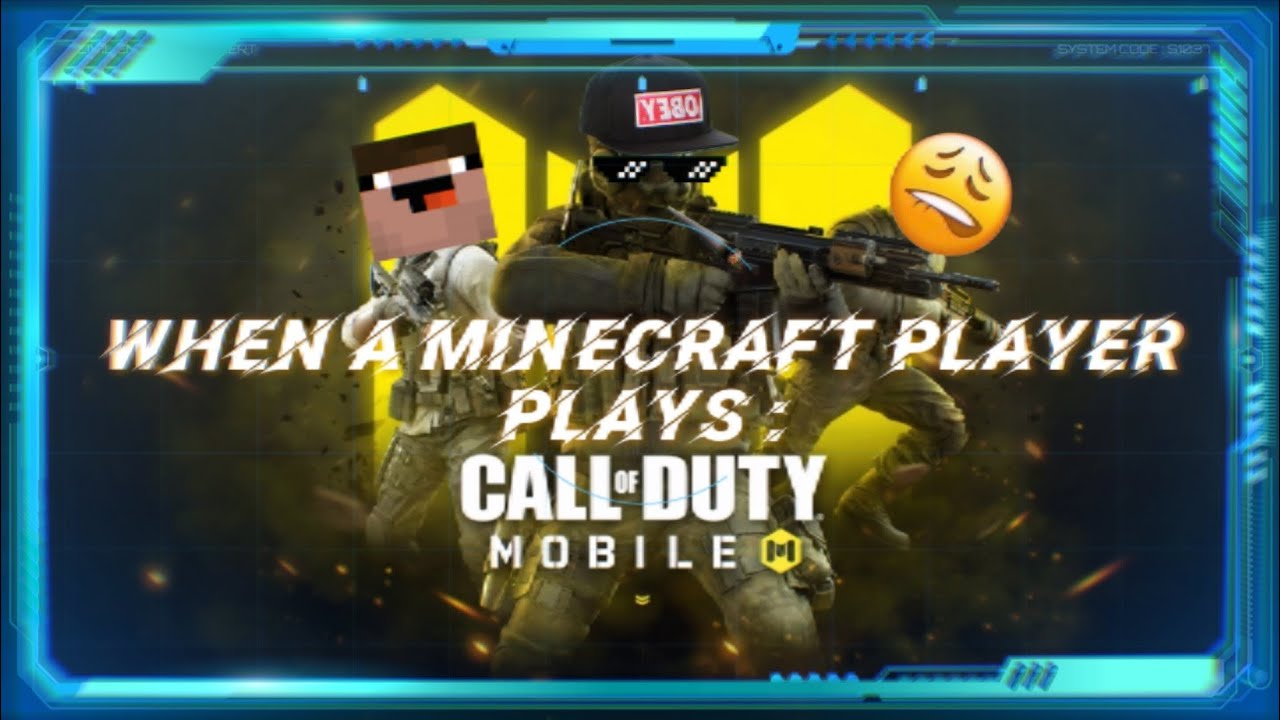 When a Minecraft Player plays COD:M - YouTube