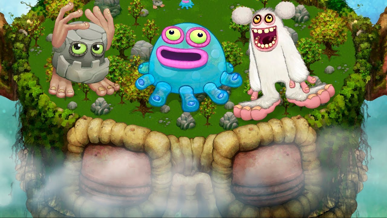 My Singing Monsters - Noggin, Mammott, Toe Jammer (Solo in Trio) - YouTube