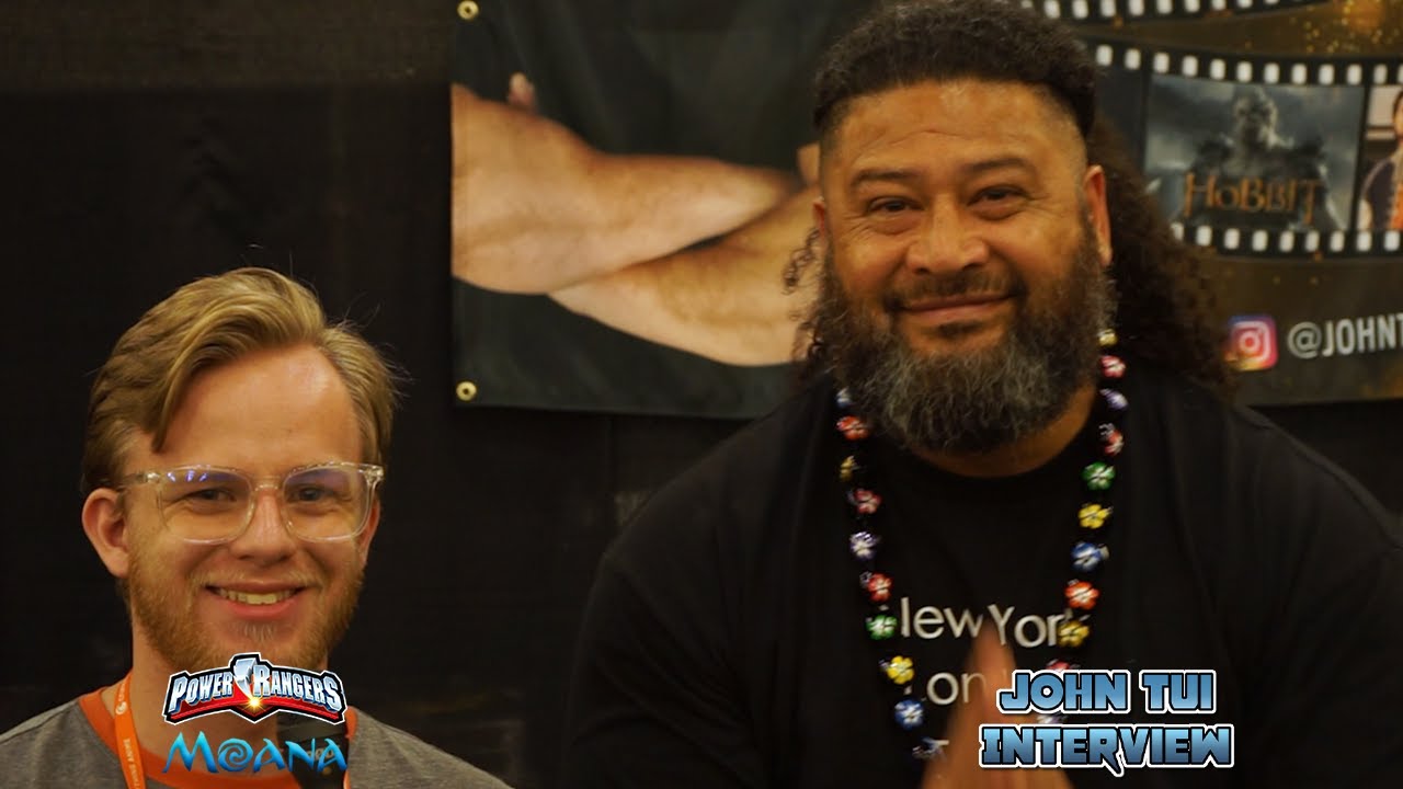 John Tui Interview | Power Rangers, Moana | Power Morphicon 2024 - YouTube