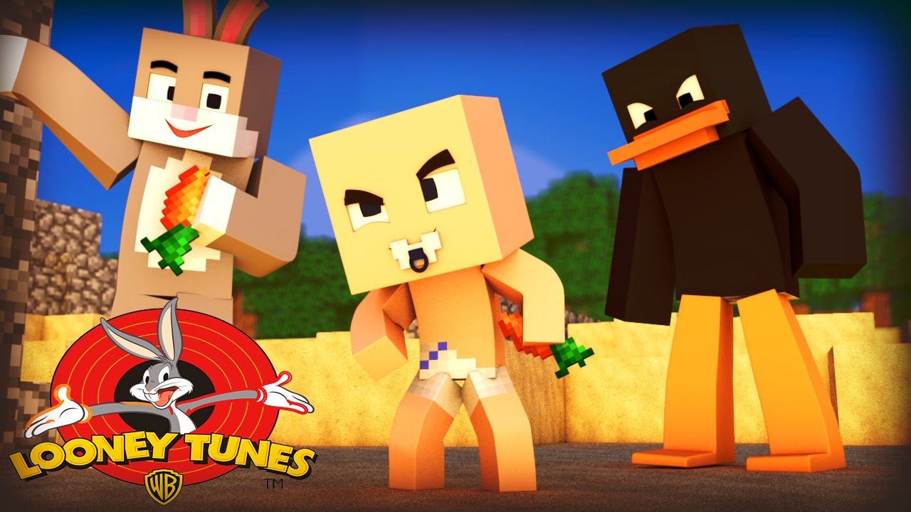 Minecraft - WHO'S YOUR DADDY? - O BEBÊ DO PERNALONGA ( Looney Tunnes ...