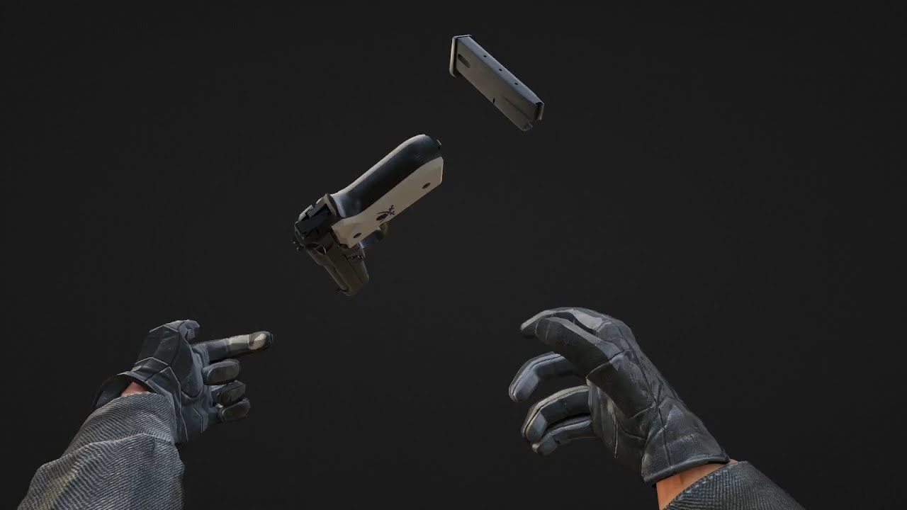 Beretta Pistol Viewmodel Animations | Blender - YouTube