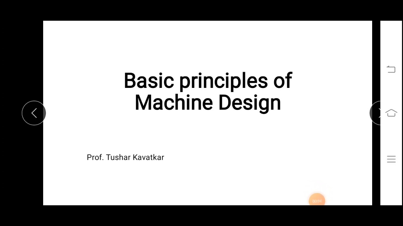 Machine Design Module 1 L8 - YouTube