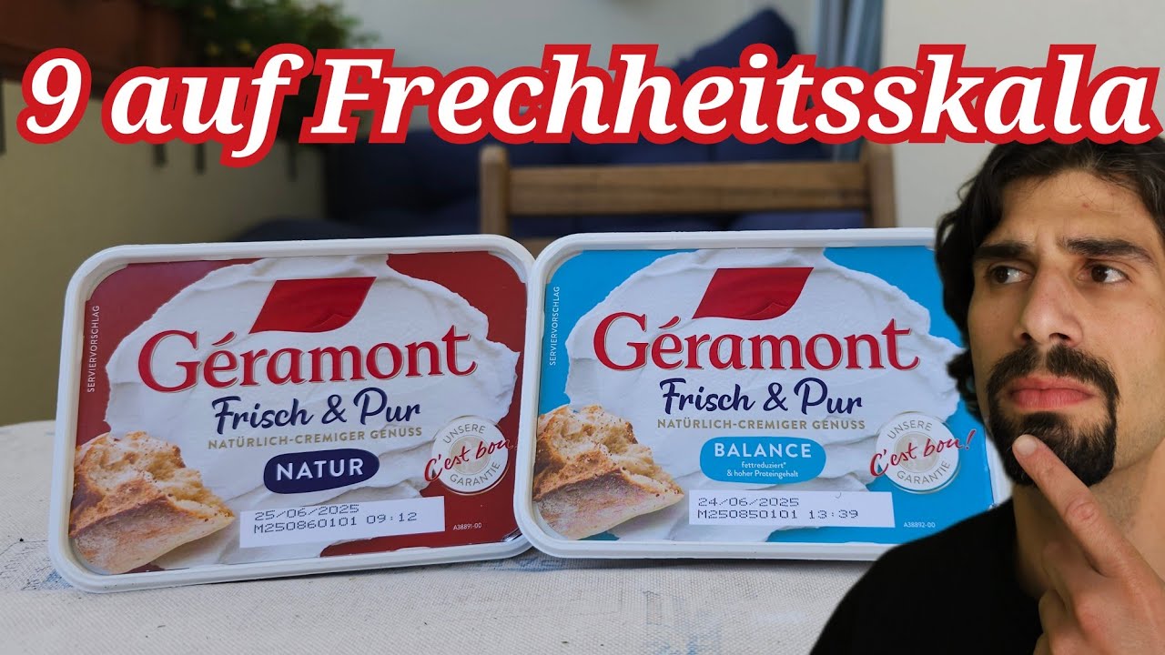 Géramont Frisch & Pur (und teuer) Frischkäse im Test - YouTube