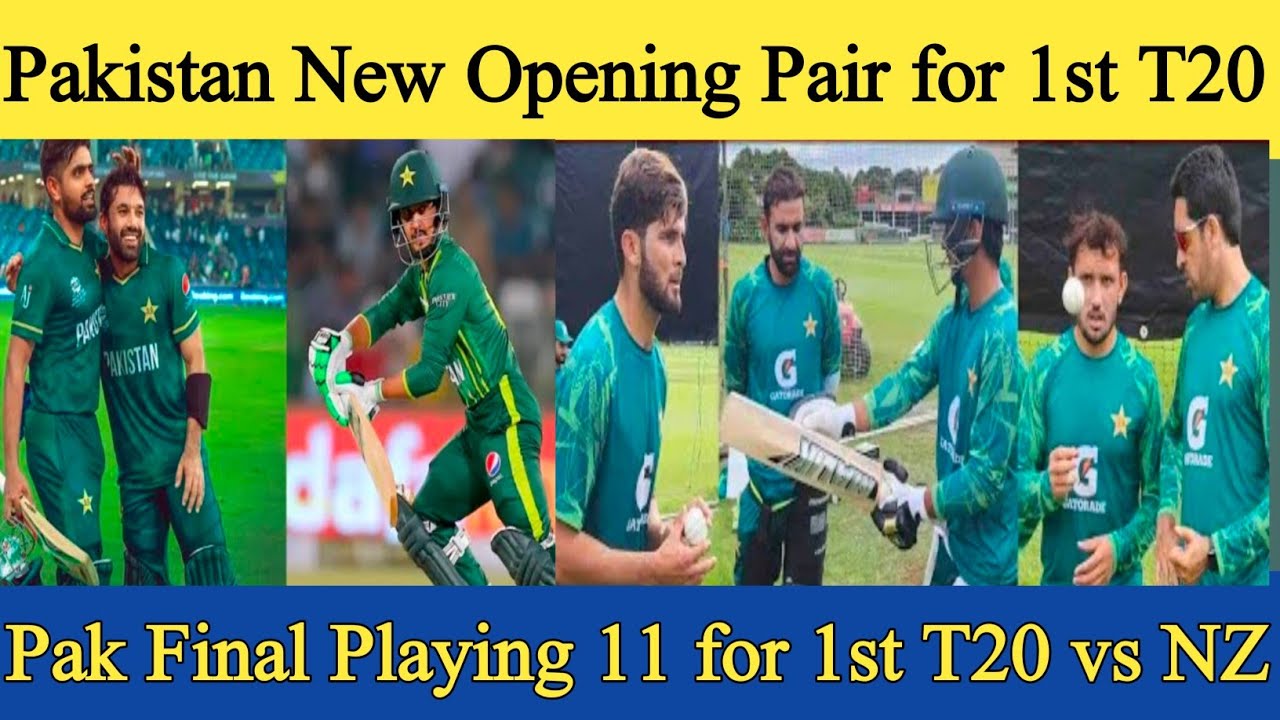 Shaheen Afridi Announced Pak Playing 11 in 1st T20 Match against NZ ...